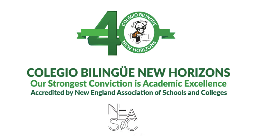 Colegio Bilingue New Horizons Logo Joymi Melenciano Freelance